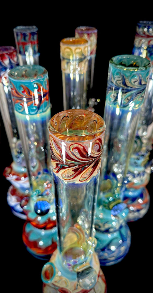 LUSCIOUS 18” 50x5mm + Matching Slide Chong Glass Original Model ...